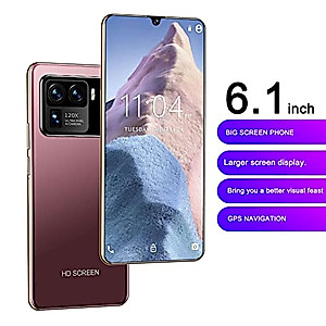 Unlocked Android Smartphone, 4GB RAM 64GB ROM Android Phone, 6.1 Inch 1080x1920 HD Display 32MP Rear Camera 4500mAh Battery Dual SIM Mobile Phones, Ultra Thin Unlocked Cell Phone for(Champagne Gold)