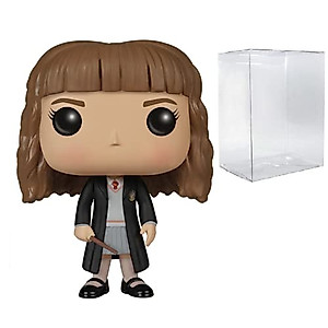 Funko Harry Potter - Hermione Granger #03 Pop! Vinyl Figure (Bundled with Compatible Pop Box Protector Case), Multicolor, 3.75 inches