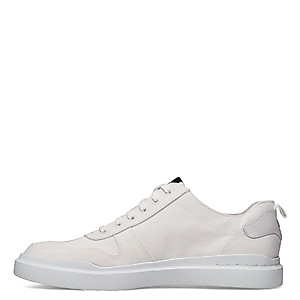 Cole Haan mens Grandpro Rally Canvas Court Sneaker, Optic White Canvas, 10 US