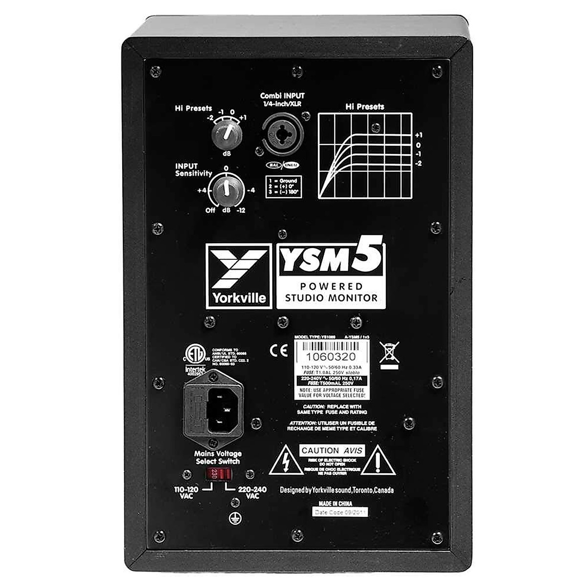 Yorkville YSM5 5-Inch Powered Studio Monitor