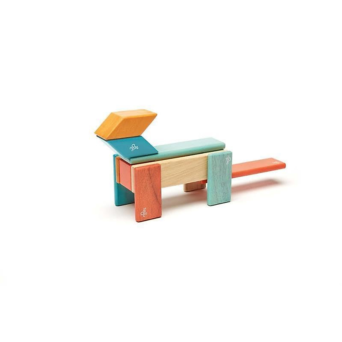 14 Piece Tegu Magnetic Wooden Block Set, Sunset