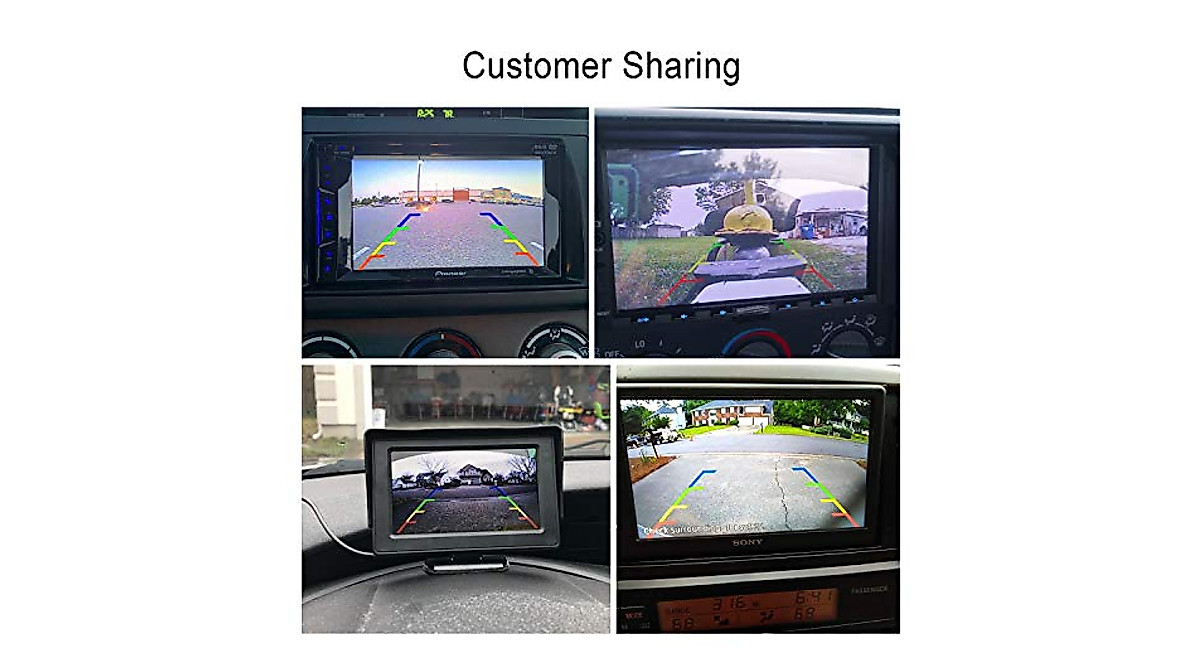 Xroose S2 HD Wired Backup Camera - Wide View & Night Vision