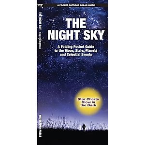 The Night Sky: A Folding Pocket Guide to the Moon, Stars, Planets and Celestial Events (Nature Observation North America)