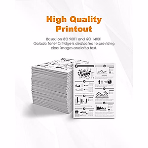 Galada Compatible Toner Cartridge Replacement for Brother TN630 TN660 TN-630 TN-660 for Dcp-l2520dw Dcp-l2540dw Mfc-l2700dw Mfc-l2720dw Mfc-l2740dw Hl-l2340dw Hl-l2320d Hl-l2360dw Hl-l2380dw 2 Pack