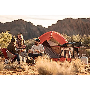 Camp Chef Deluxe BBQ Grill Box, Single Burner Accessory, Cooking Dimensions: 14 in. x 16 in