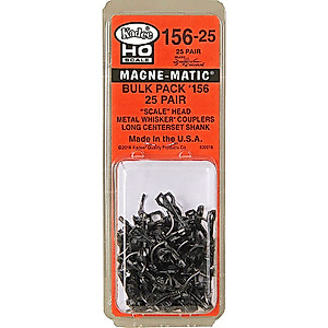 HO Scale Whisker Coupler, 25/64" Center (25 pr)