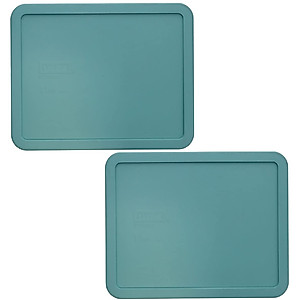 Pyrex 7212-PC 11-cup Jade Dust Food Storage Lids - 2 Pack Made in the USA