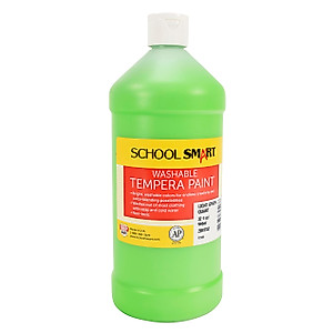 Paint Tempera WASH SCHOOL SMART Light Green Quart