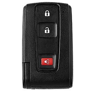 HelloAuto Key Fob Fit for 2004-2009 Toyota Prius 3 Buttons Replacement Keyless Entry Smart Remote Key. FCC ID: MOZB31EG P/N: 2584A-B31EG, 89994-47061 (ONLY FITS Silver Logo)