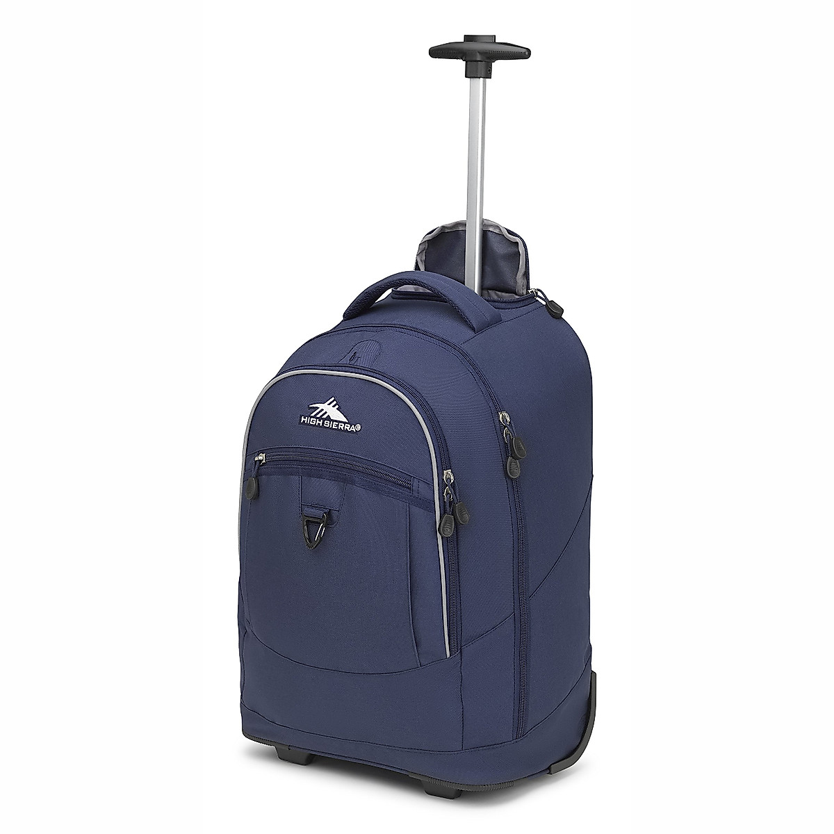 High Sierra Chaser Wheeled Laptop Backpack, Black, 20 x 13.5 x 8-Inch