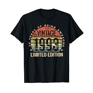 Vintage 1993 Limited Edition 30 Year Old Gifts 30th Birthday T-Shirt