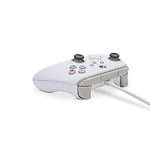 PowerA Wired Controller for Xbox Series X|S - White, gamepad, video game / gaming controller, works with Xbox One
