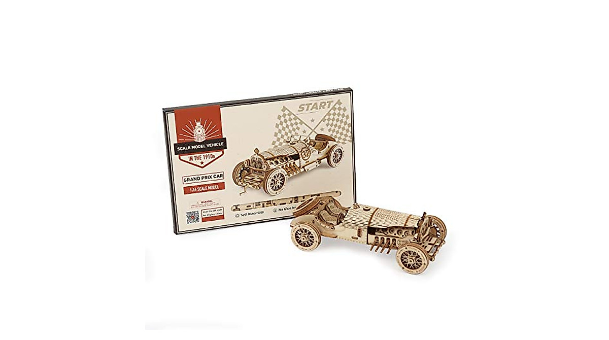 Build Your Own 1:16 Scale Grand Prix Car Model Kit - ROBOTIME