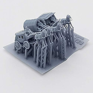 Outland Models Railway Scenery Vehicle Old West Carriage/Wagon Set 1:160 N Scale