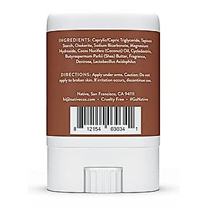 Native Coconut & Vanilla Deodorant Mini - 0.35oz [2Pack]