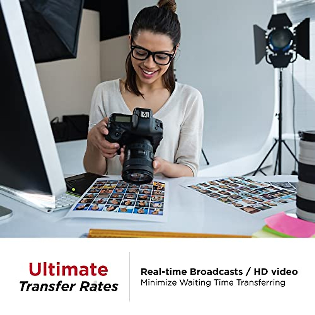 Gigastone 256GB SD Card UHS-I U1 Class 10 SDXC Memory Card High Speed Full HD Video Canon Nikon Sony Pentax Kodak Olympus Panasonic Digital Camera, with 1 Mini case