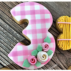 Number Three / #3 Cookie Cutter, 3.25" Made in USA by Ann Clark