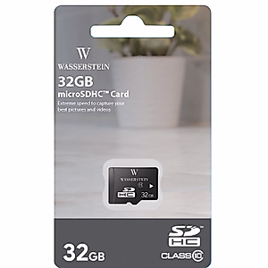 Wasserstein Solar Panel Compatible with Wyze Cam Outdoor - 2W 5V Charging with Additional 32GB Micro SD Card Included (White) (Wyze Cam Outdoor NOT Included)