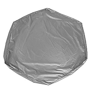 Sandbox Cover Sand Pit Canopy Waterproof Hexagon Pool Cover with Drawstring Bathing Pool Sun Shade for Kid Garden Outdoor Sandbox(01)