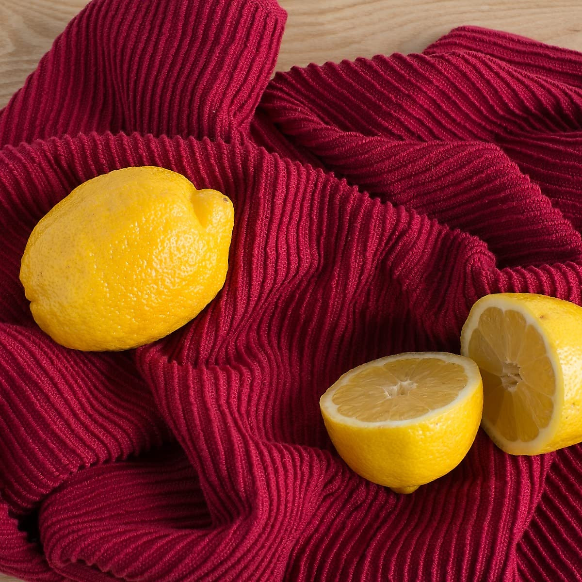 Now Designs Ripple Dishtowel | Carmine