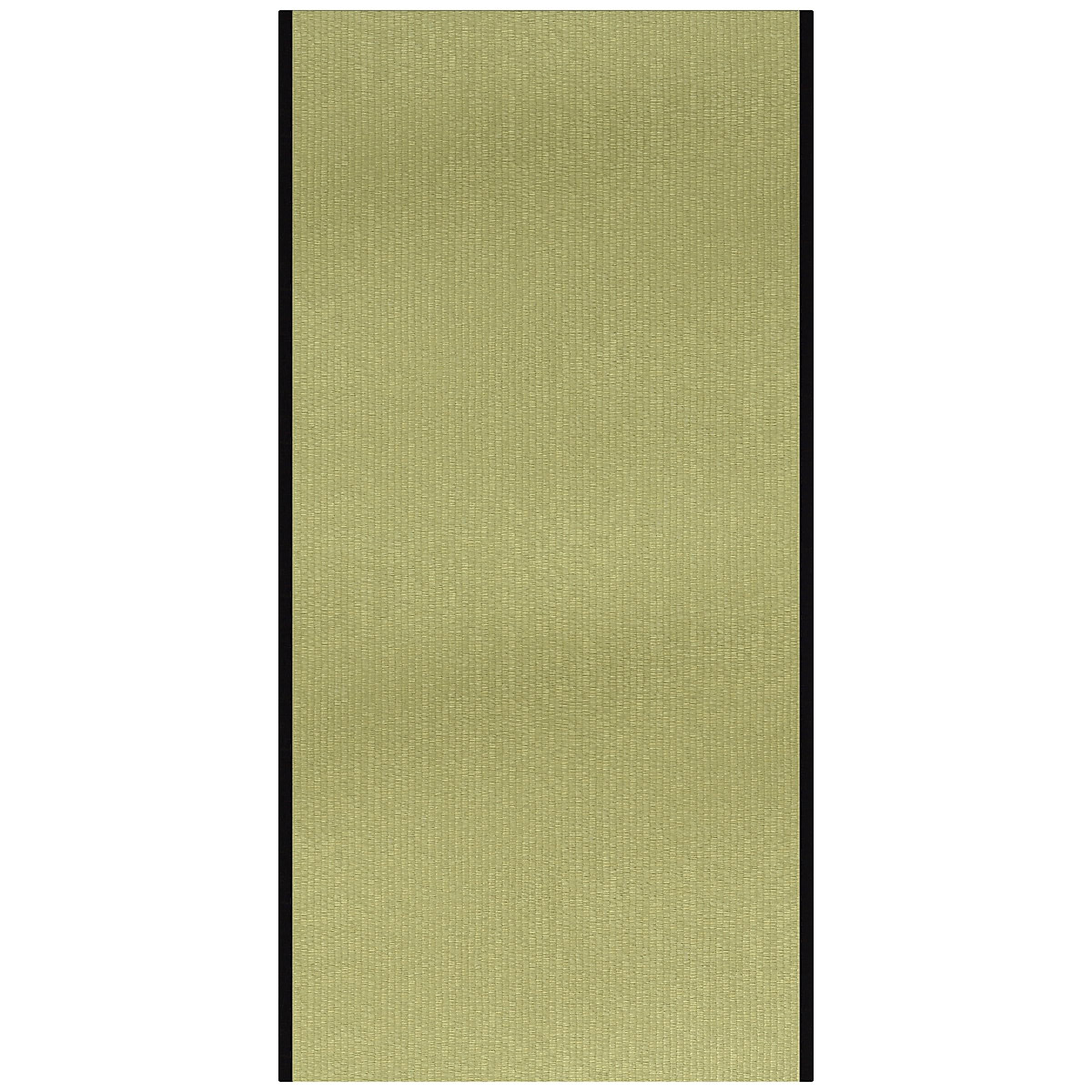 Red Lantern Standard Size Mat Tatami, 6' x 3', Black