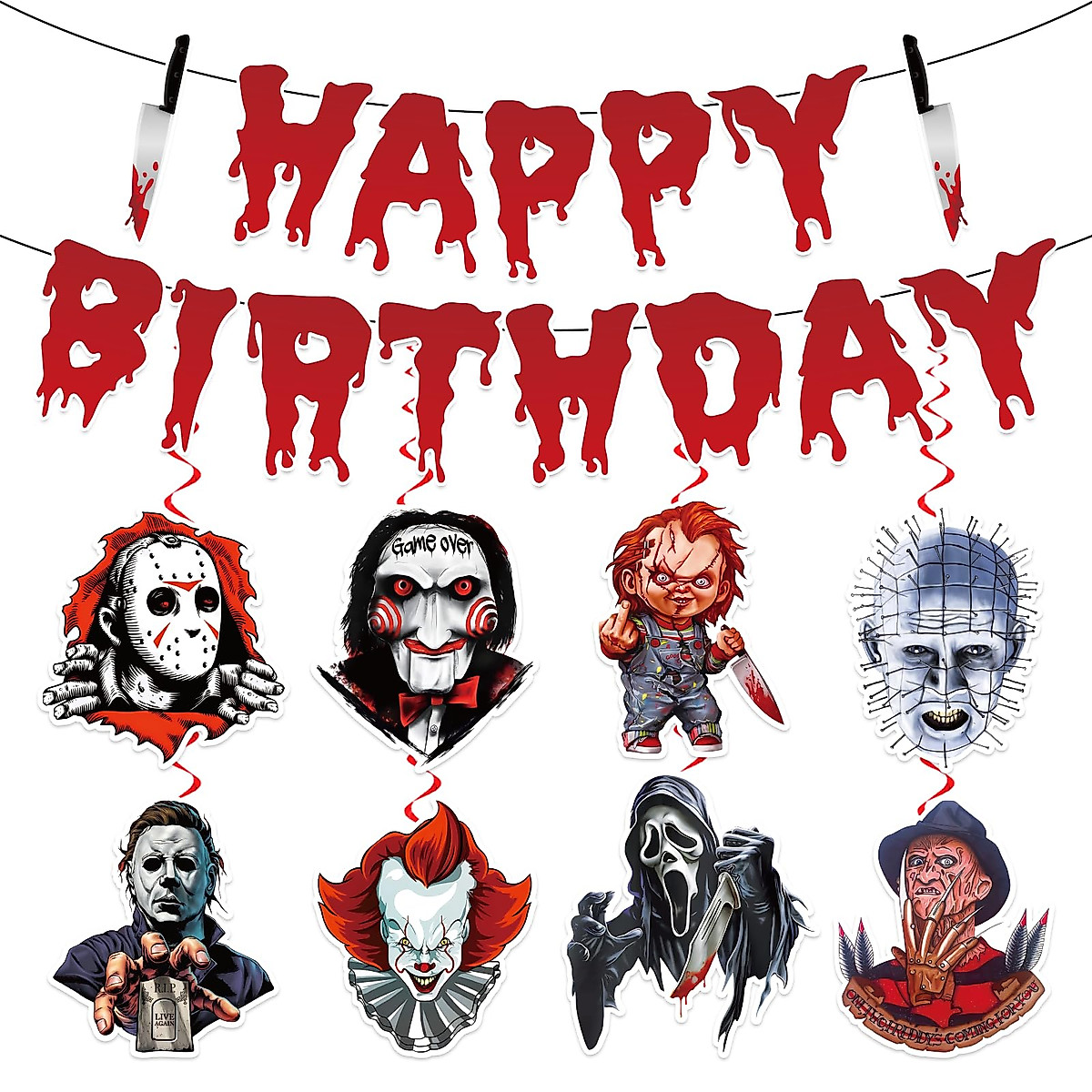 Thrilling Horror Birthday Decorations for Movie Fans