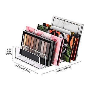 FoxFoxes Eyeshadow Palettes Acrylic Makeup Organizer - Eyeshadow Palette Cosmetic Organizer Eyeshadow Eyeshadow Palettes Makeup Organizer (1Pack-Large)