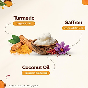 Mamaearth Ubtan De Tan Face Wash | Helps Reduce Tanning & Sun Damage | Gently Cleanses Dirt & Excess Oil | Enriched with Turmeric & Saffron | 3.38 Fl Oz (100ml)