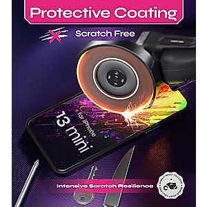 Defenslim Screen Protector compatible with iPhone 13 mini (2Pack), Easy Auto-Align Install Kit, 5.4" Tempered Glass, 9H Hardness, Ultra HD Clear, Case Friendly, EasyShield