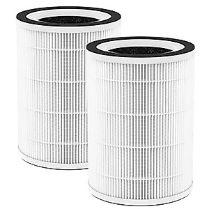 Kilo True HEPA Replacement Filter for Afloia Air Purifier KILO, KILOPLUS, KILOPRO, MIRO, MIRO PRO and MORENTO MR-Kilo, H13 HEPA Filtration, 2 Pack