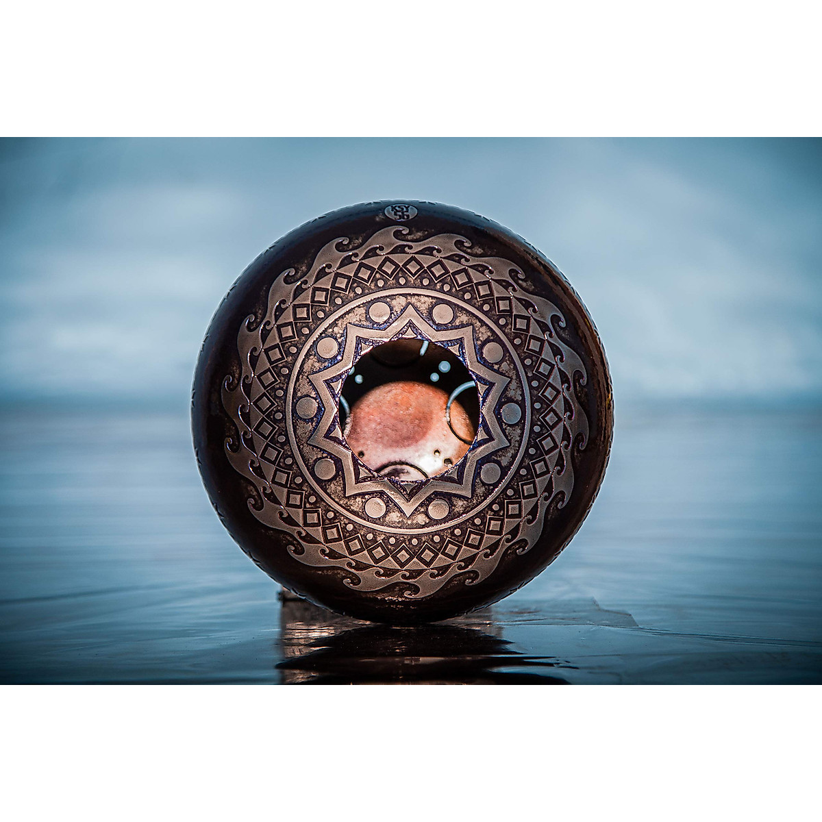 Tank Drum Kosmosky 9" (22 cm) KSY-56 "Triskele" B minor/Hand Pan/Steel Drum/Tongue drum/Singing bowl