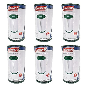 Coleman 90358 Swimming Pool Filter Pump Replacement Cartridge Type IV and Type B for 2,100 and 2,500 Gallon per Hour Filter Pumps (6 Pack)