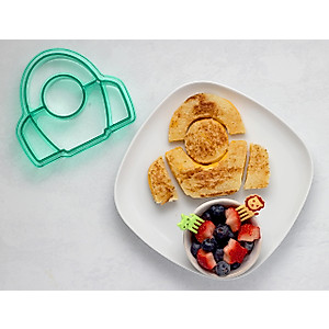 Sandwich Cutters for Kids - Great for Toddler Lunch Box and Containers - Bento Box Accessories and Uncrustable sealer - For Boys and Girls Kids Lunch - Includes Food Picks Vegetable and Fruit Cutter