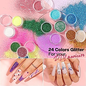 Morovan Professional Acrylic Nail Kit: for Beginners with Everything - Complete Nail Kit Set Professional Acrylic with Everything Acrylic Nail Starter kit Acrylic Nail Supplies Gifts for Women Girl