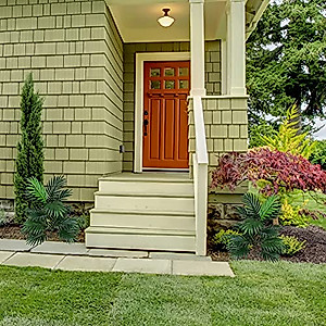 Artificial Palm Tree Plants 30" Tall UV Resistant Tropical Areca Plant Faux Plants Monstera Leaves Floral Arrangement Safari Leaves Beach Leave Party Suppliers Decorations