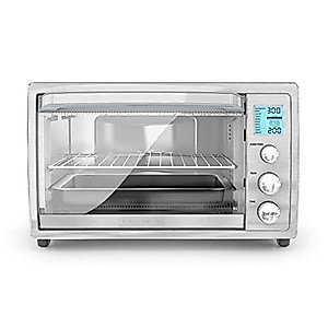 BLACK+DECKER Crisp ‘N Bake Air Fry Countertop Oven with No Preheat, Stainless Steel, TOD5035SS