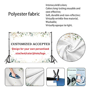 MEHOFOND 7x5ft Soft Fabric Oh Baby Backdrop for Boys Royal Blue Watercolor Pastel Clouds Baby Shower Photography Background Blue Clouds Gold Glitter Dots Party Decorations Cake Smash Photo Props