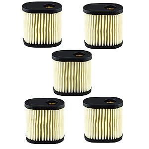 Set of 5 New Air Filter Fits MTD, Tecumseh, Fits Toro, White Outdoor LEV100, LEV115, LEV120, OVRM105, OVRM65, TVS115 Models Interchangeable With 100812, 30-031, 33331, 36905, 36905, 740083A
