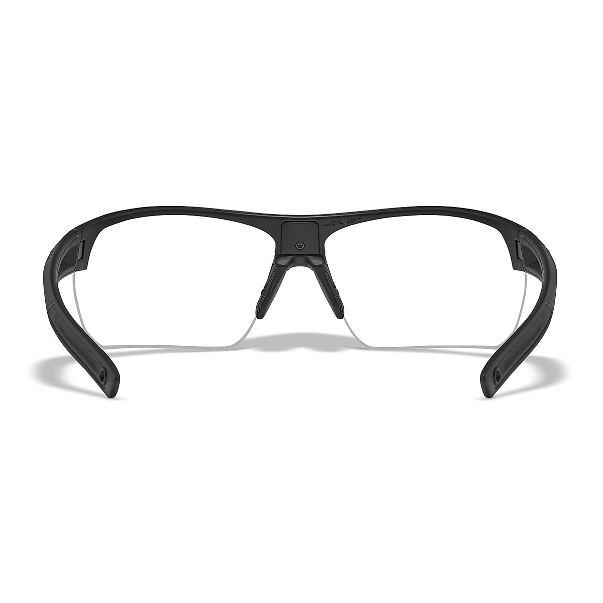 Wiley X 4004 Guard Advanced Glasses Smoke Grey Clear Lenses Matte Black Frame