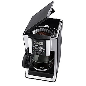 Mr. Coffee 12 Cup Programmable Coffee Maker with Thermal Carafe Option, Chrome