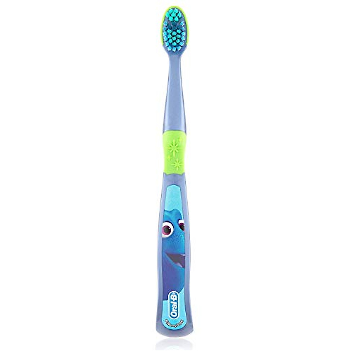 Oral-B Battery Powered Kids Manual Toothbrush, Finding Dory Characters, for Children and Toddlers 3+, Extra Soft Bristles - Pack of 6 (Characters and Colors Vary)