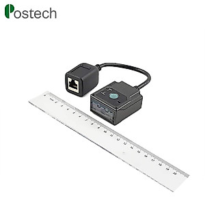 Posunitech Mrz Code Reader Ms430 Passport, Fixed Mount with Ir/Light & Aec | Ocr 2D Qr Barcode Scanner USB Rs232 for Duty-Free Shop & Travel Agent