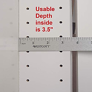 Florida Breeze Cabinets Fieldview Shaker Style Frameless Recessed Solid 14 x 18 Medicine Cabinet, Unfinished Wood