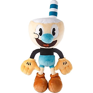 Cuphead & Mugman Bundle 15-Inch - Plush Toy -Super Soft & Huggable Stuffed Doll of The Popular Video Game Character for Kids & Fans of All Ages - Perfect for Collectors and Gamers –Officially Licensed