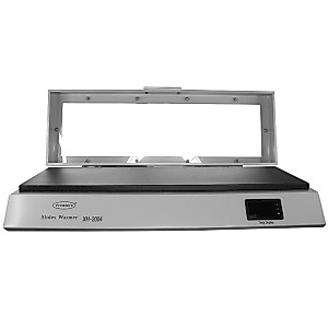 Premiere Large Slide Warmer with a hinged Aluminum Lid, Digital Temperature Control, and Easy Cord Removal for Cleaning, 66 Slide Capacity