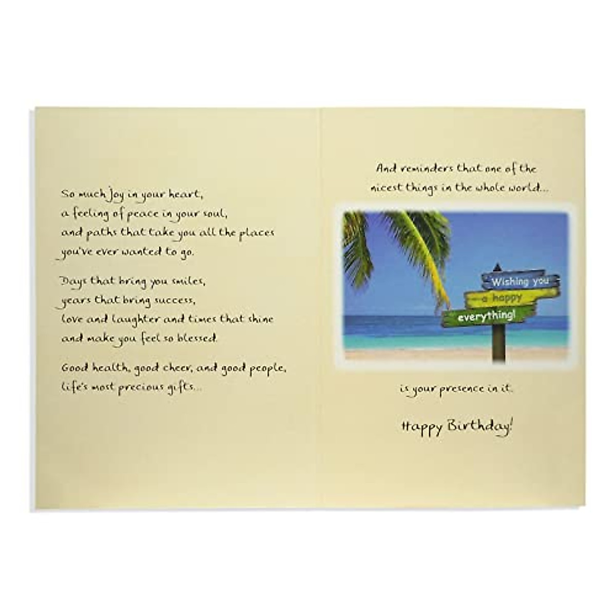 Blue Mountain Arts Birthday Card Assortment—3 Unique Greeting Cards with Uplifting Happy Birthday Wishes for the Special People in Your Life