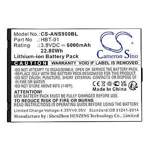 VI VINTRONS Battery for Aisino A90, HBT-01,