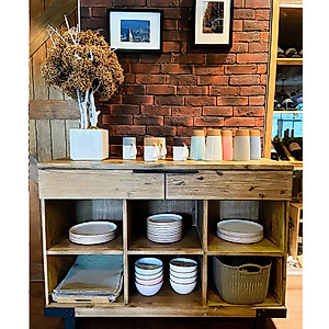 Mora Ceramic Plates and Bowls Set, Assorted Colors - Cereal Bowls and Salad Plates Bundle - Microwave, Dishwasher, and Oven Safe