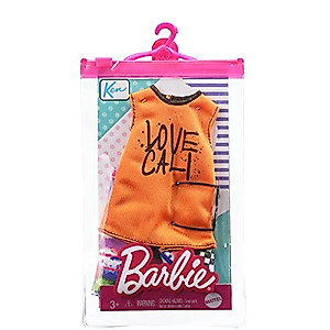 Barbie Ken Complete Look Love Cali Top and Spray Paint Shorts Fashion Pack