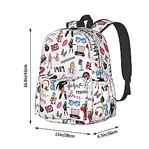 SHISHANGNX Music Backpack 16 Inch Lightweight Laptop Backpack Travel Bag